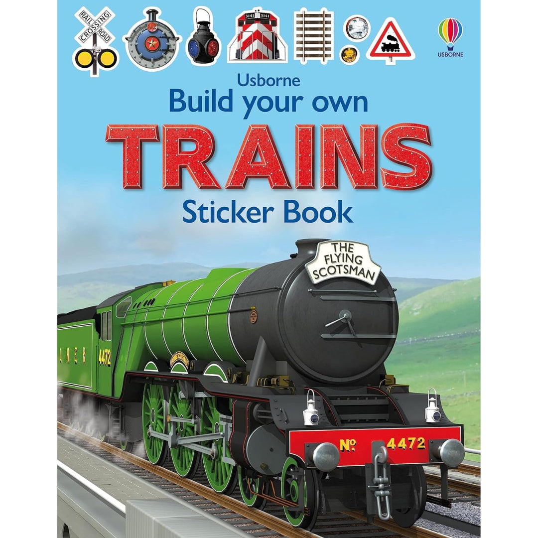 Build Your Own Trains Sticker Book – Nesting House